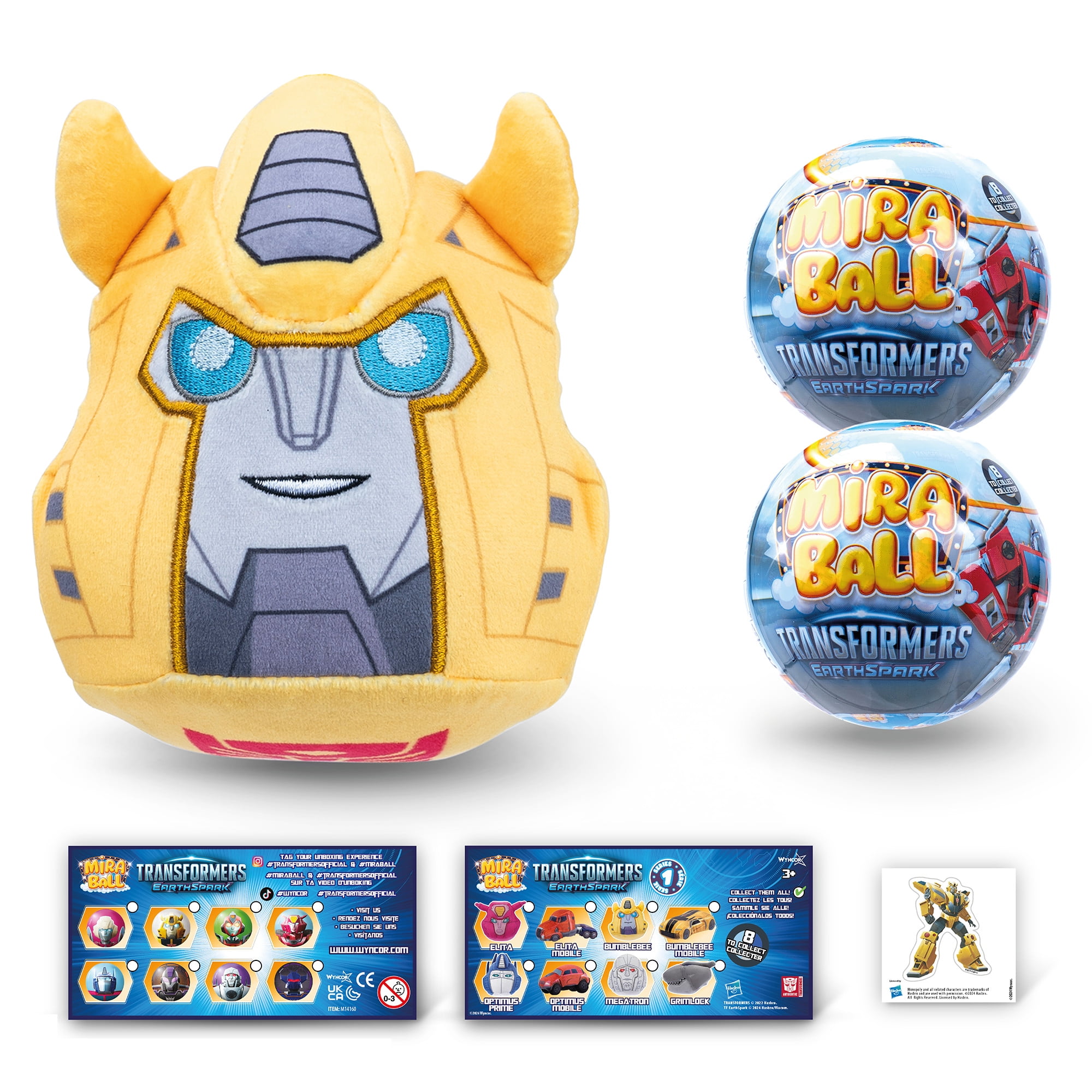 Transformers MiraBall Collectible Blind Box for Kids Aged 3+ - Plush ...