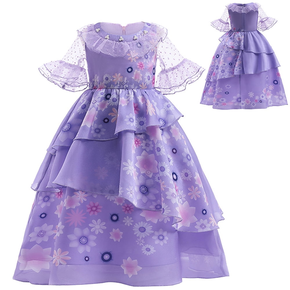 Mirabel Dress Cartoon Movie Halloween Cosplay Dresses Outfits for Girls ...