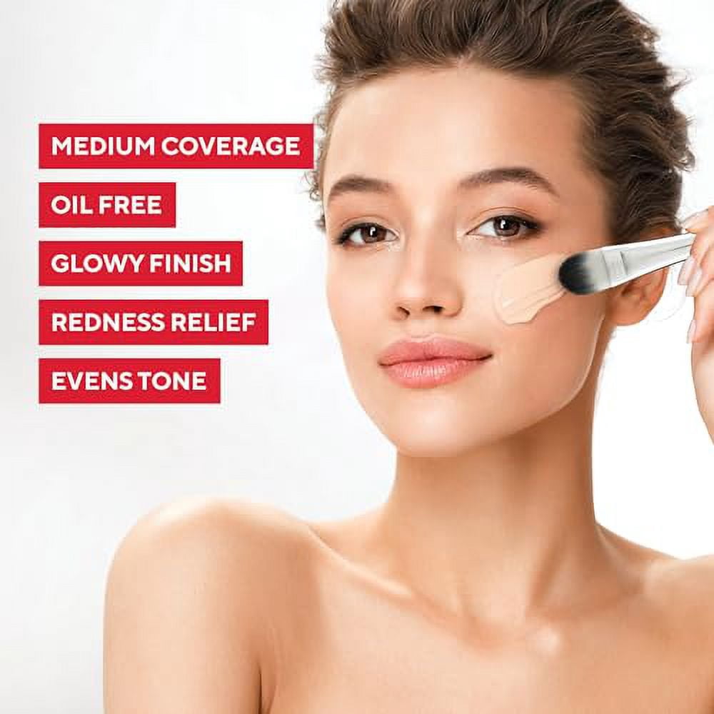 Mirabella Skin Tint Creme Liquid Foundation Makeup, Oil-Free Mineral ...