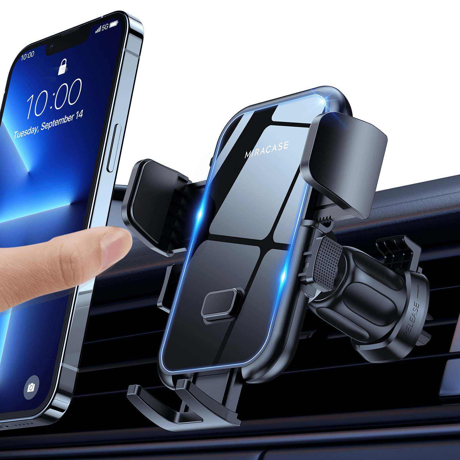 Miracase Phone Mount for Car Vent, Universal Car Phone Holder Mount ...