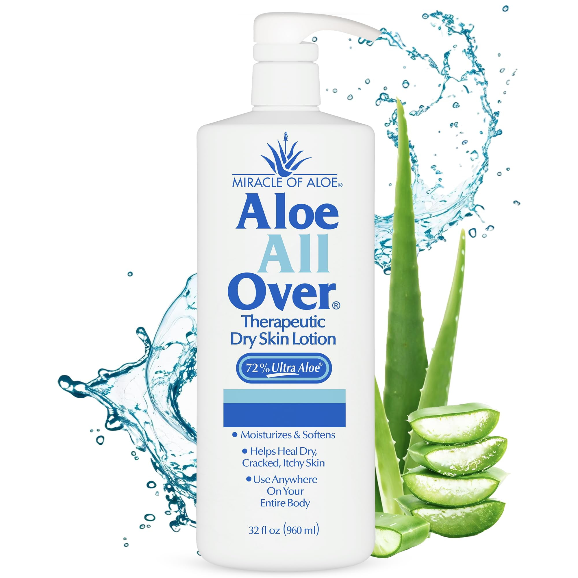 Miracle of Aloe Aloe IRF13 All Over Super Moisturizing Dry Skin Lotion ...