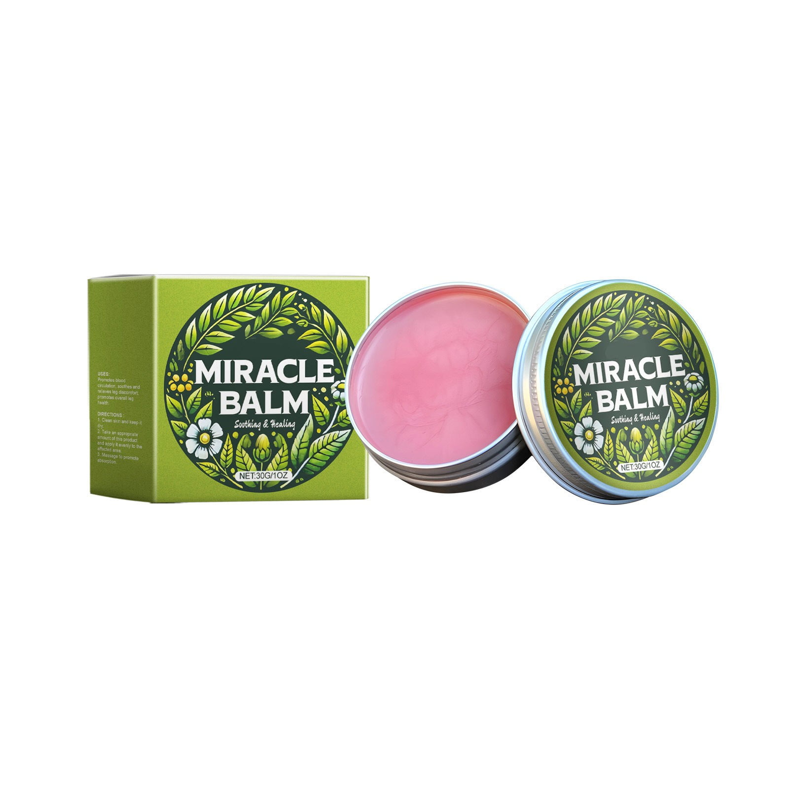 Miracle Balm for Leg & Body Massage Balm, Herbal Comfort Cream for ...