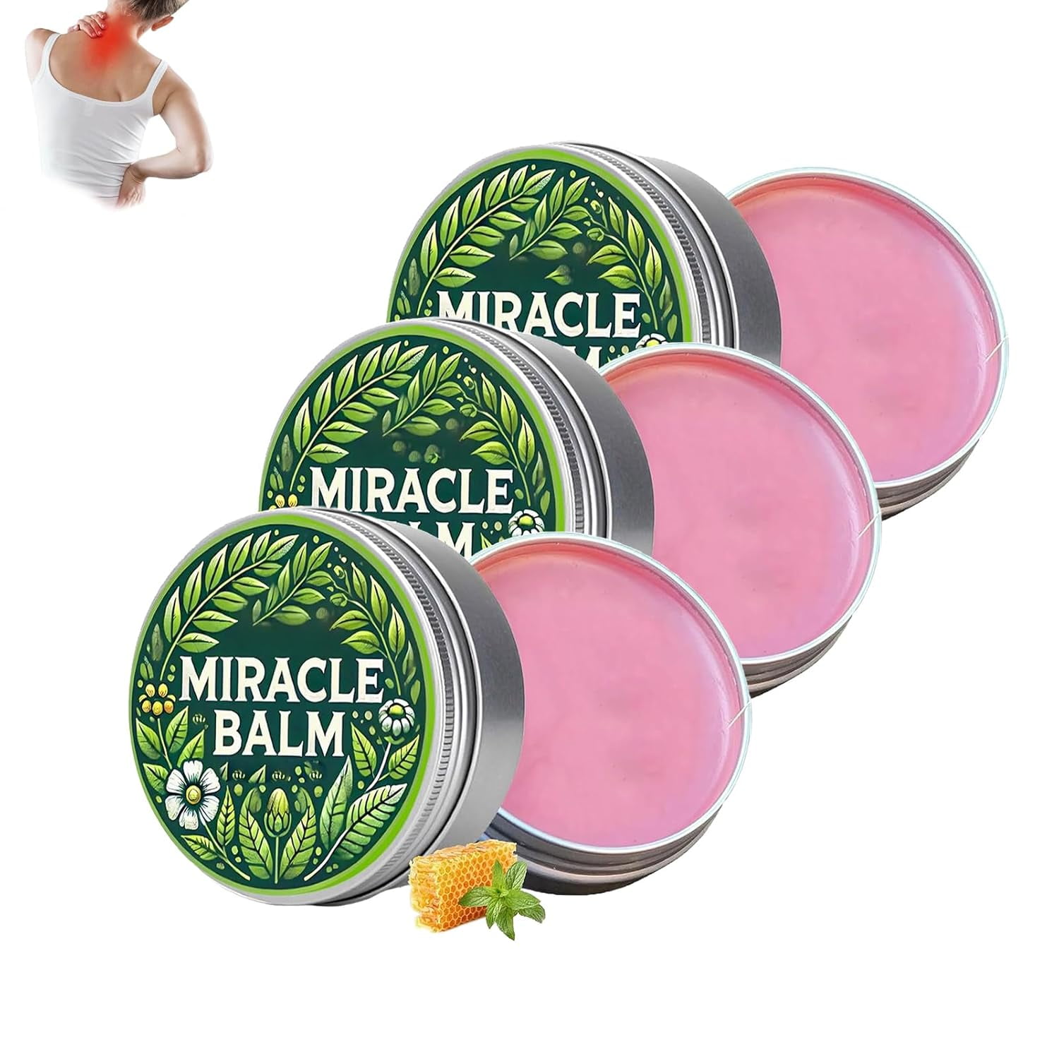 Miracle Balm,Soothing Joint Cream for Back,for Back, Legs, Feet,You ...