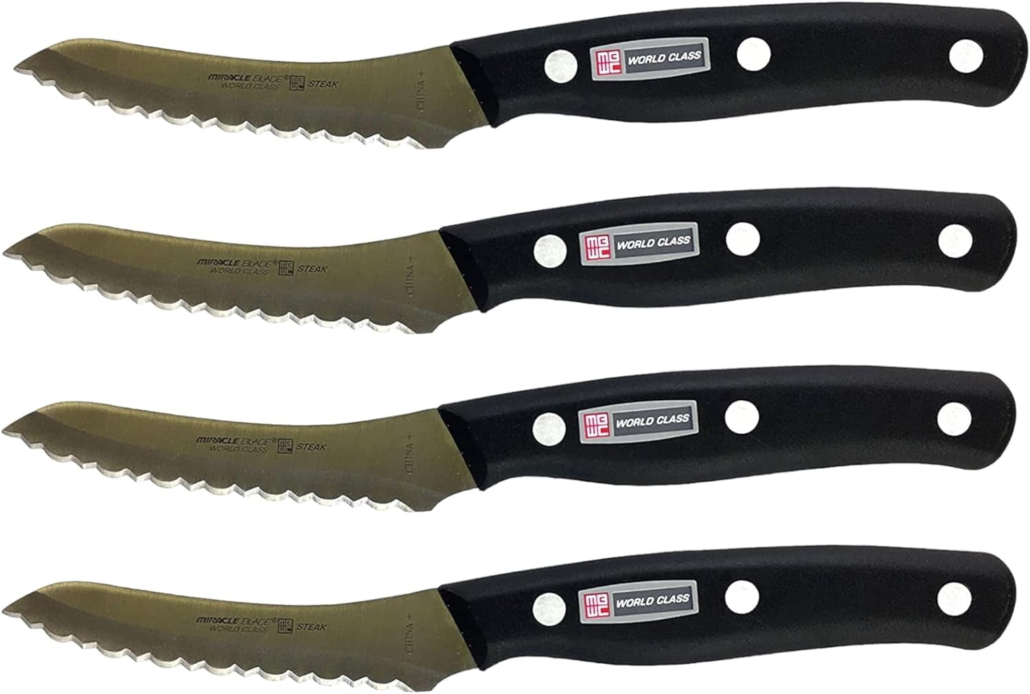 Miracle Blade IV World Class Professional Series Set of Four (4 ...
