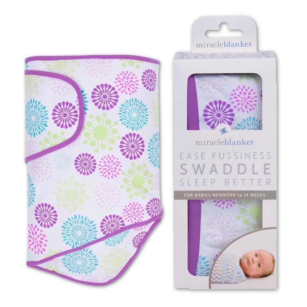 Miracle Blanket Swaddle Wrap - Boy, Girl, or Neutral Receiving Baby ...