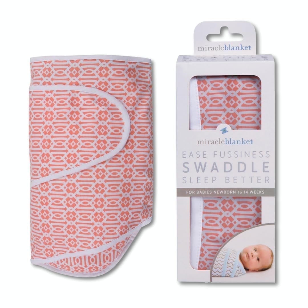 Miracle Blanket Swaddle Wrap - Boy, Girl, or Neutral Receiving Baby ...