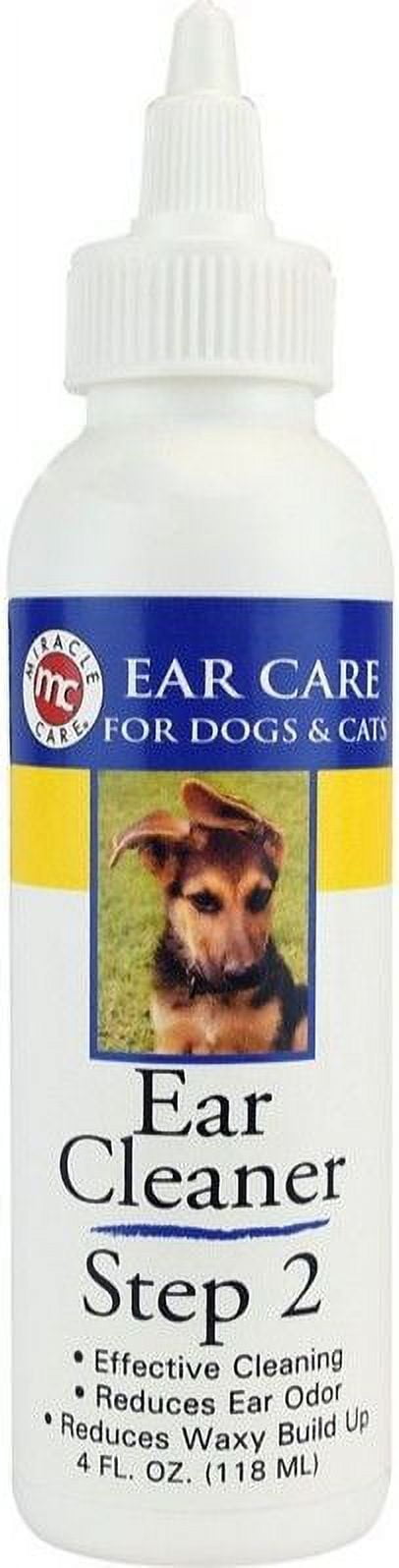 Miracle Care Ear Cleaner Step 2 [Dog, Eye & Ear Treatments] 4 oz ...