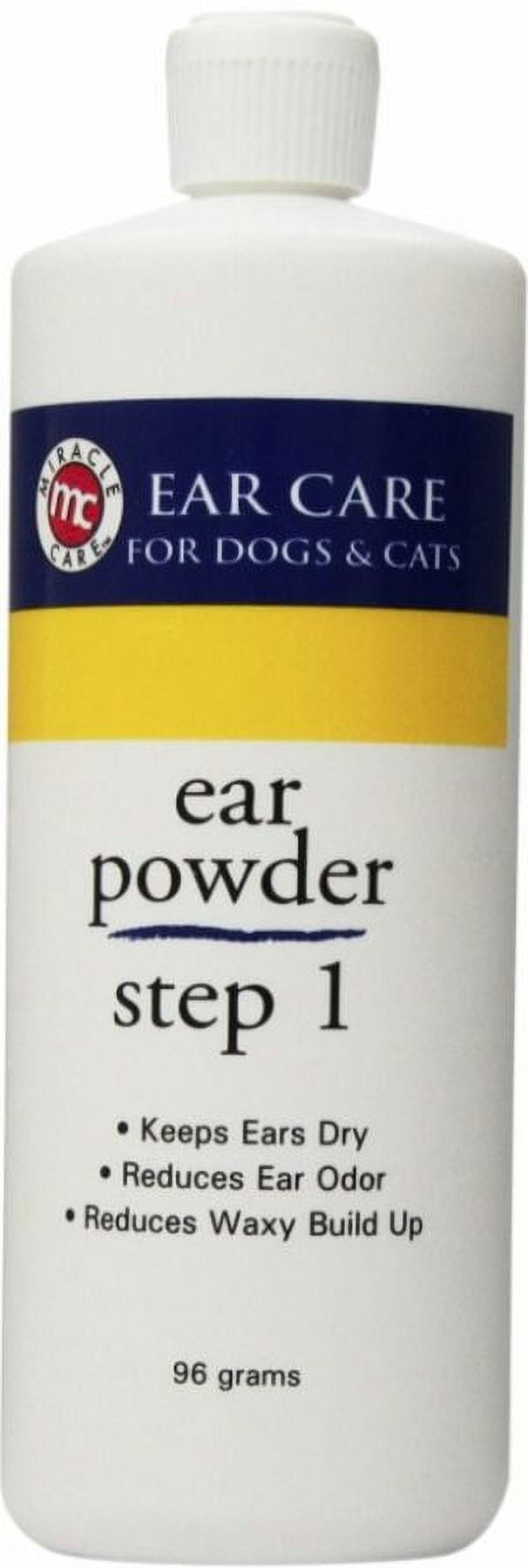 Miracle Care Ear Powder Step 1 [Dog, Eye & Ear Treatments] 96 gm ...