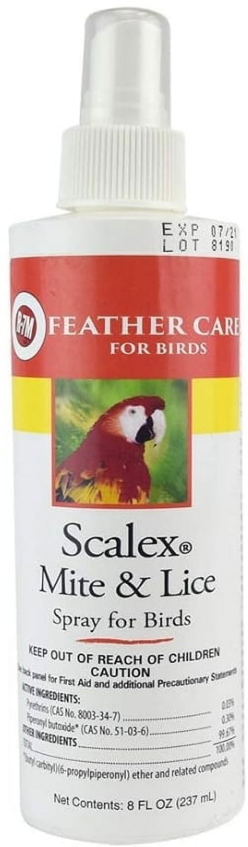 Miracle Care Pet Scalex Mite and Lice Spray for Birds 8 oz - Walmart.com