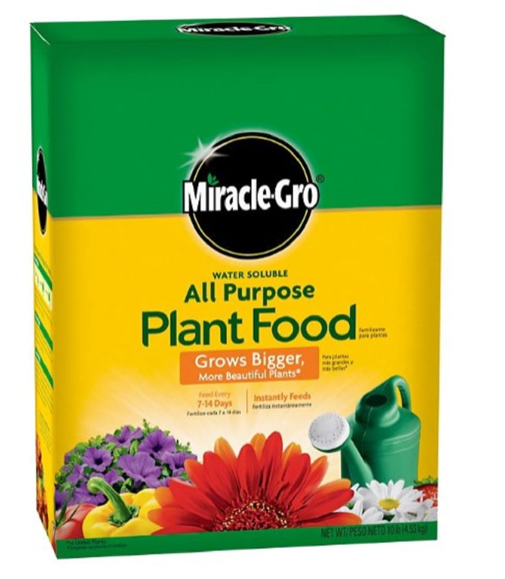 Miracle-Gro 1001193 Indoor & Outdoor Water Soluble All-Purpose Plant ...