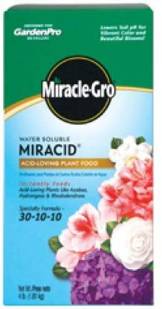 Miracle Gro 1850011 4 Lb Water Soluble Miracid Acid-Loving Plant Food ...