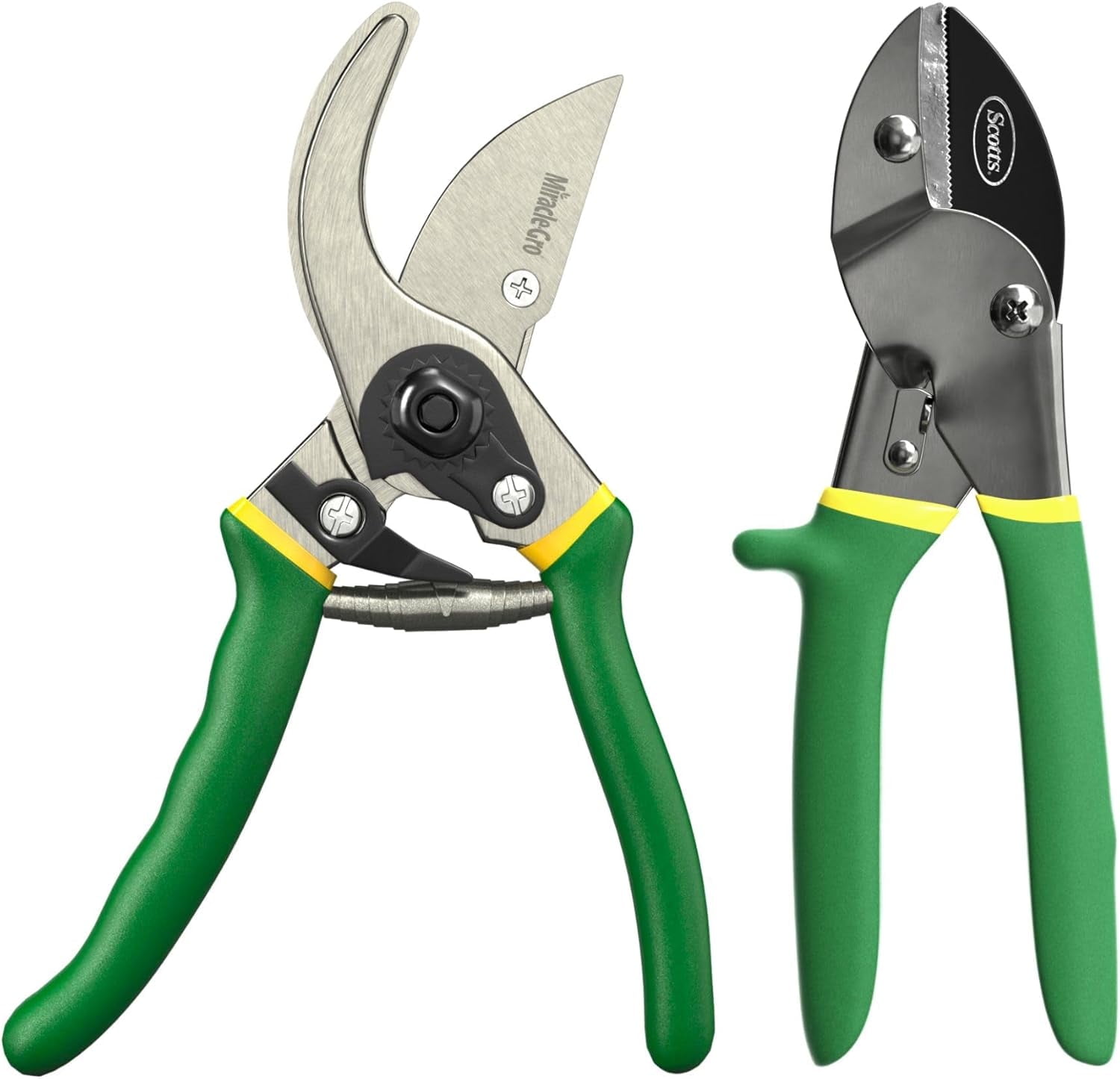 "Miracle-Gro Pruning Shears Set, Includes 8"" Bypass and Anvil Pruners ...