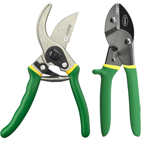 "Miracle-Gro Pruning Shears Set, Includes 8"" Bypass and Anvil Pruners ...