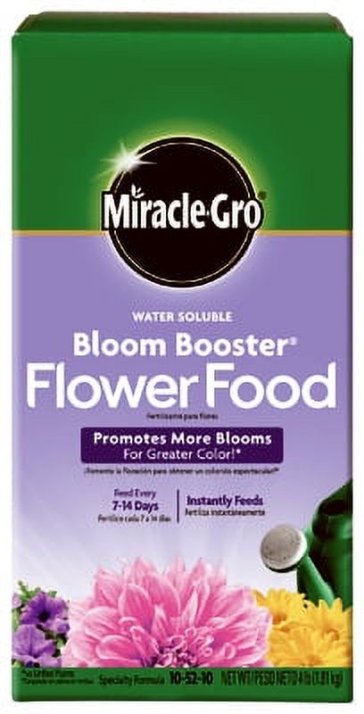 Miracle-Gro 4 LB 10-52-10 Water Soluble Bloom Booster, Each - Walmart.com