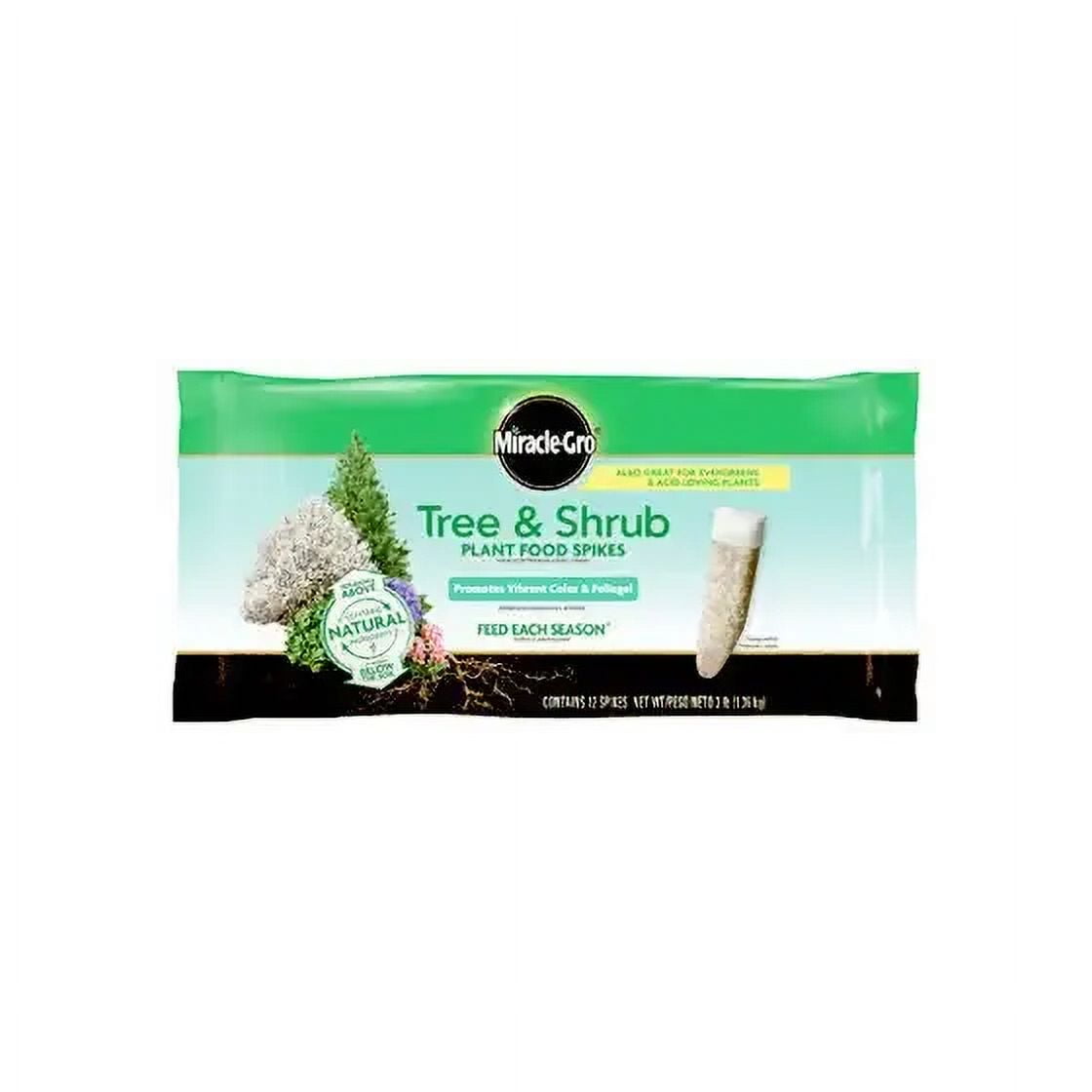 Miracle Gro 4851012 Tree & Shrub Plant Food Spikes 12-Count, Each ...