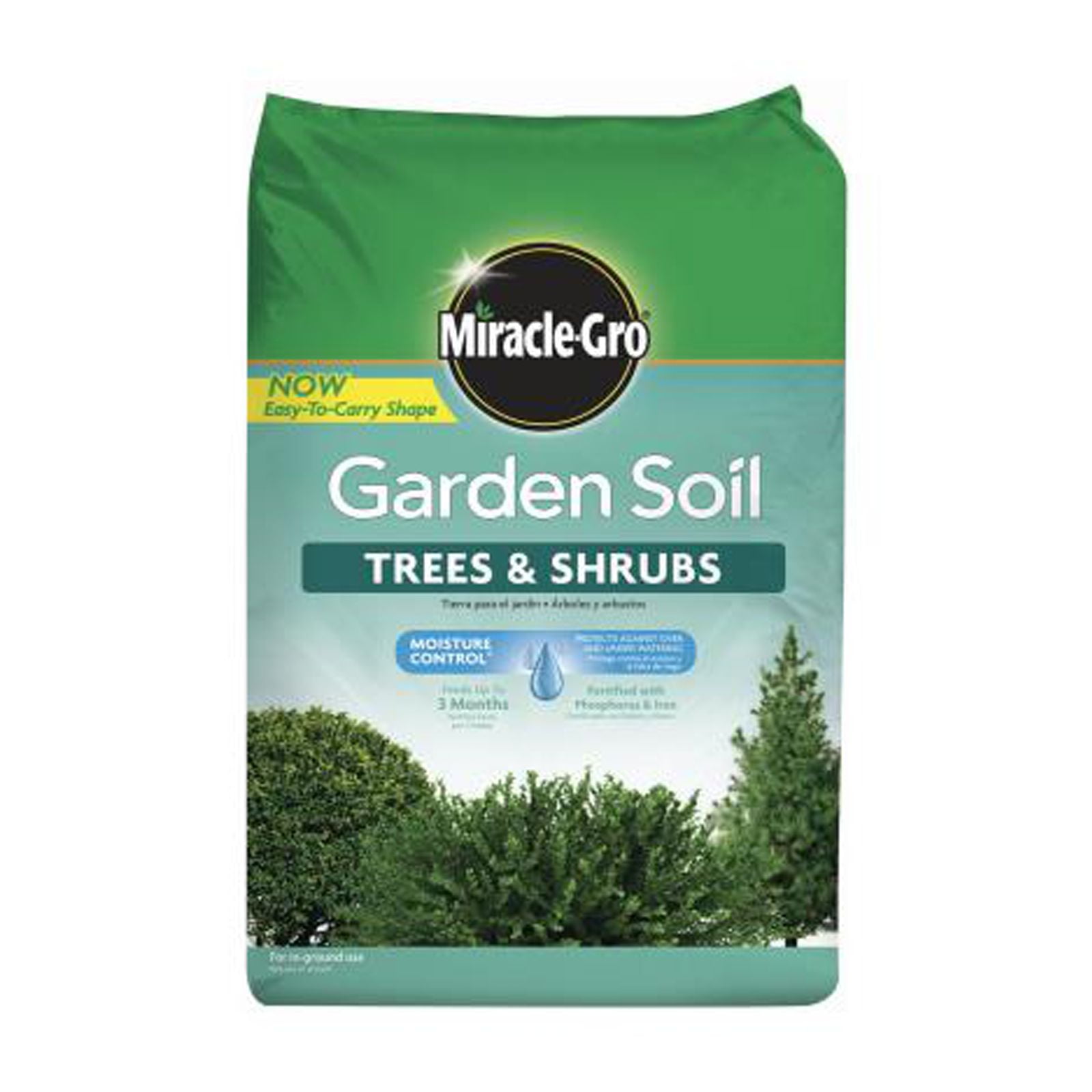 Miracle-Gro Outdoor Garden Soil, Tree & Shrub, Moisture Control, 1.5-Cu ...