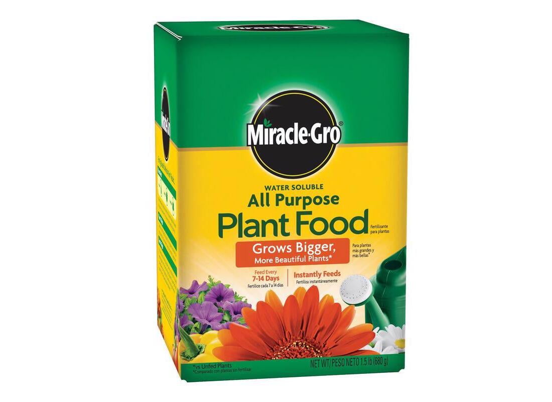 Miracle-Gro 2001123 Miracle-Gro Water Soluble All Purpose Plant Food, 1 ...