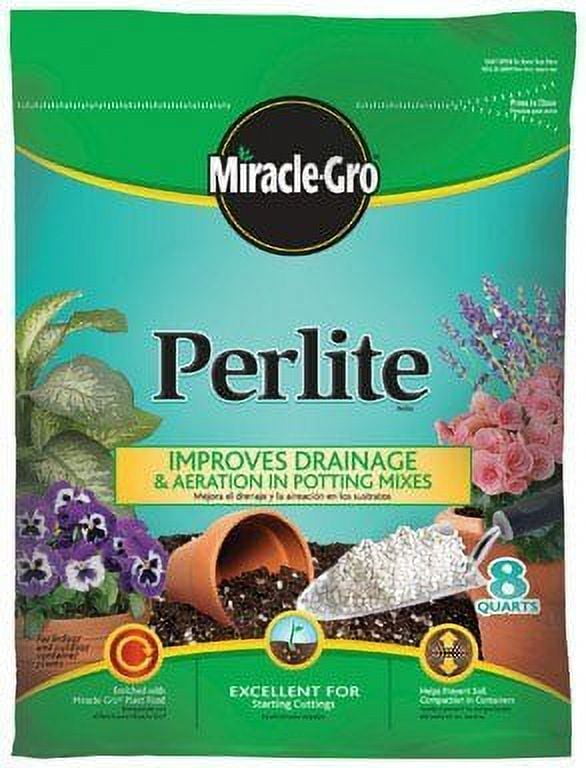 Miracle Gro Perlite Soil Enhancer, 8 Qt, 0.07-0.07-0.07 - Walmart.com