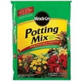 Miracle-Gro 75651301 Potting Soil Bag, 1 cu-ft Coverage Area Bag ...