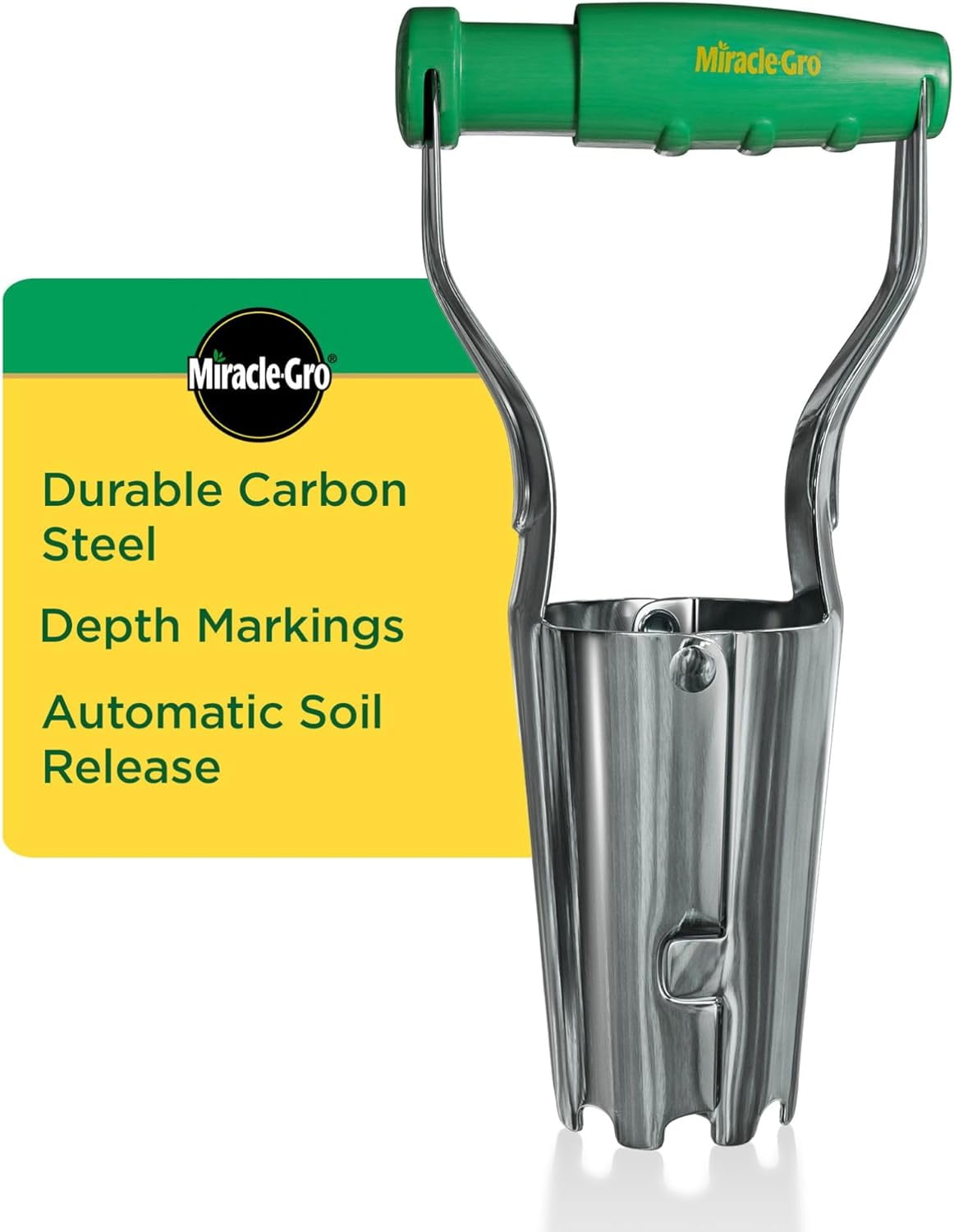 Miracle-Gro Adjustable Steel Bulb Planter, Durable Carbon Steel, Depth ...