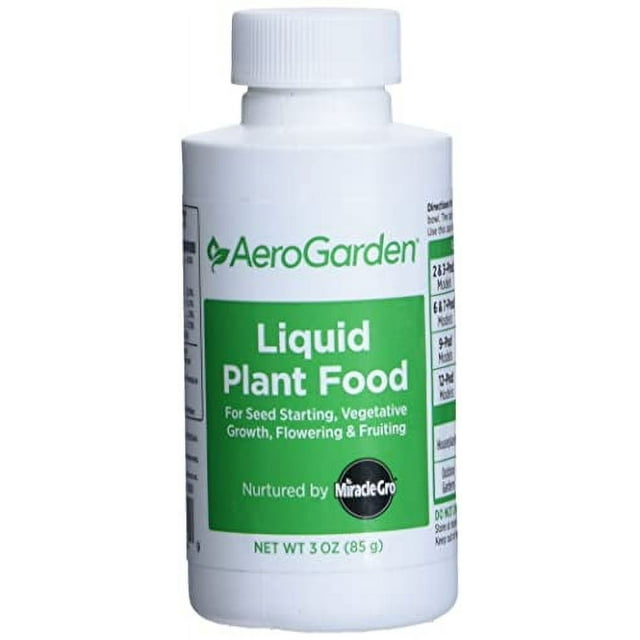 Miracle-Gro AeroGarden Liquid Plant Fertilizer, General Growth Solution ...