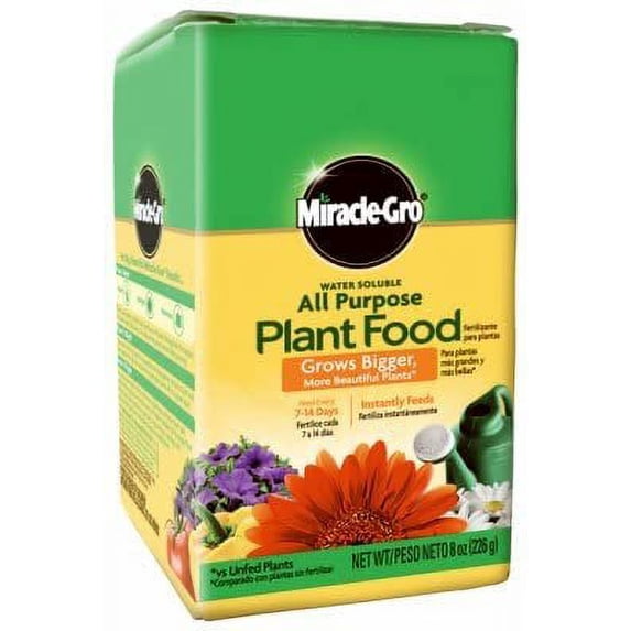 Miracle-Gro All-Purpose Plant Food Fertilizer, 24-8-16 Formula, 8 oz ...
