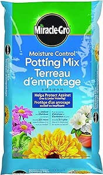 Miracle-Gro Moisture Control Potting Mix, 25-Liter - Walmart.com