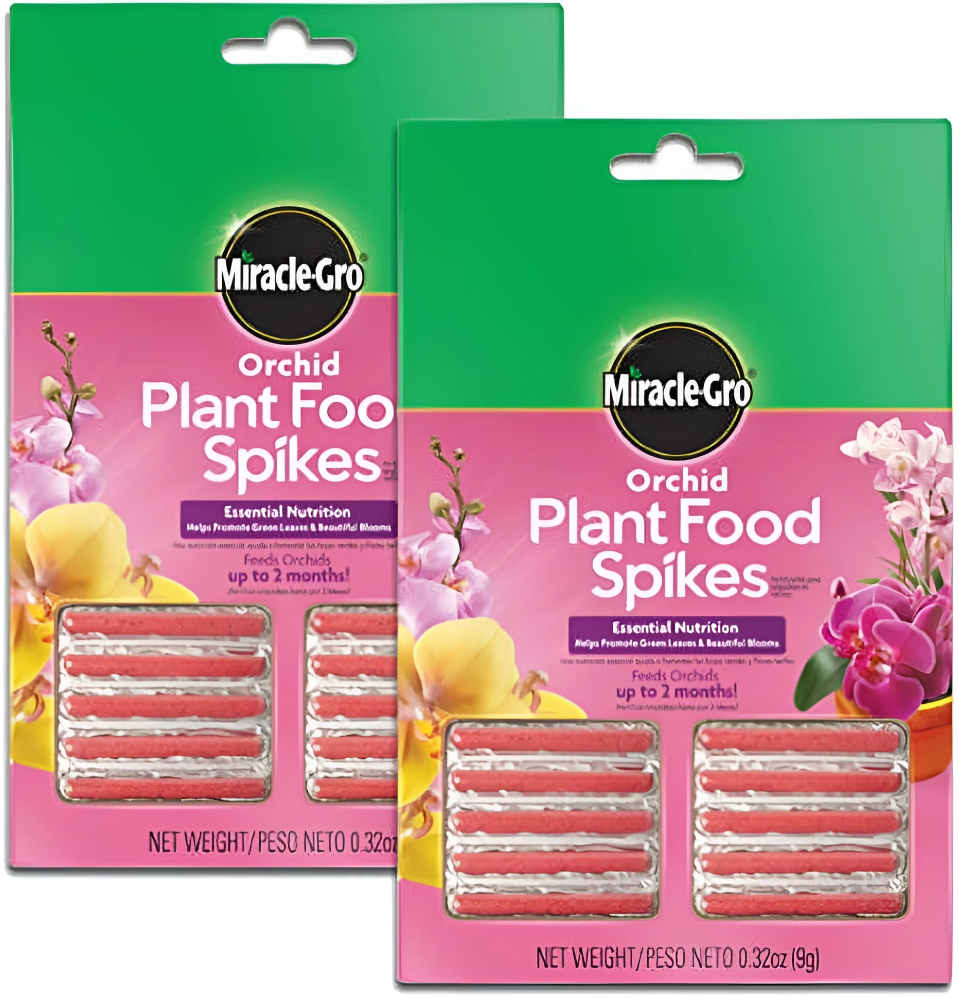 Miracle-Gro Orchid Plant Food Spikes, 2-Pack, 10 Spikes Per Pack ...