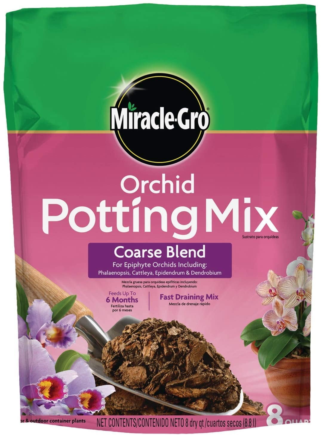 Miracle-Gro Orchid Potting Mix, 8-Quart currently ships to select ...