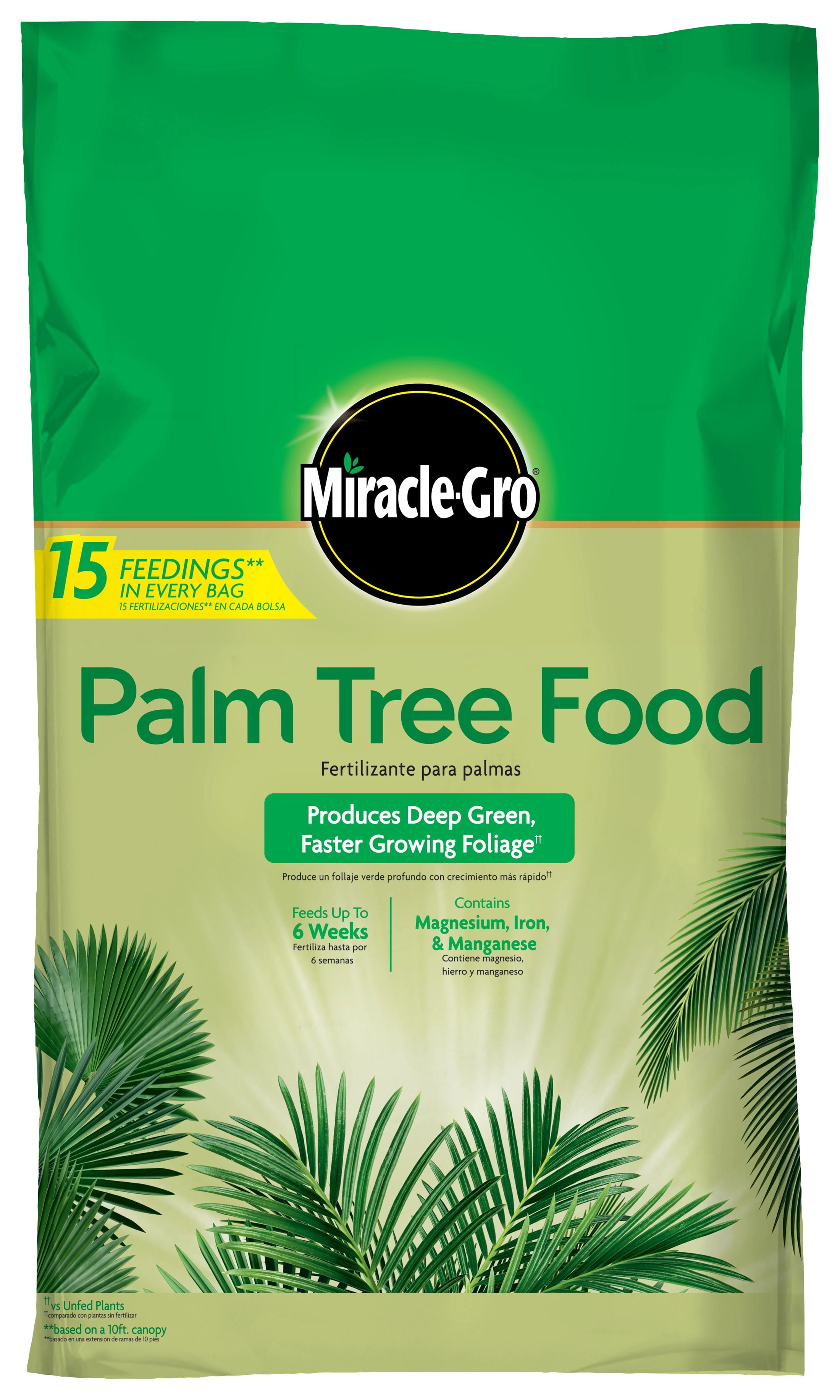 Miracle-Gro Palm Tree Slow Release Fertilizer Food 20LB - Walmart.com