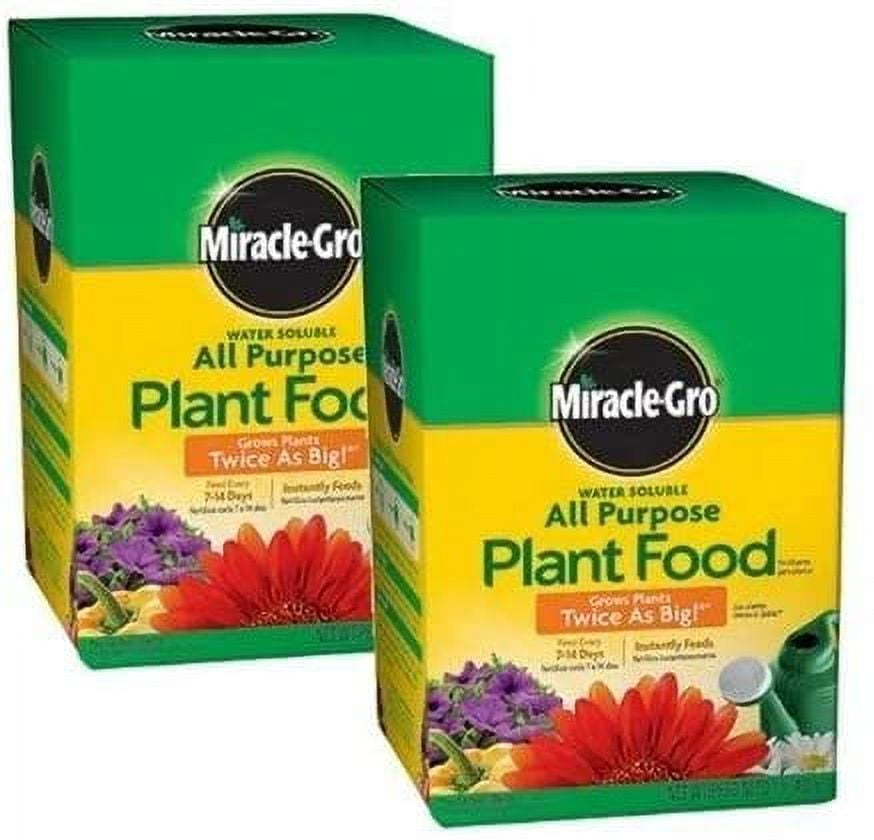 Miracle-Gro Powder Fertilizer, with Dual Feeding Action 3-Pack ...