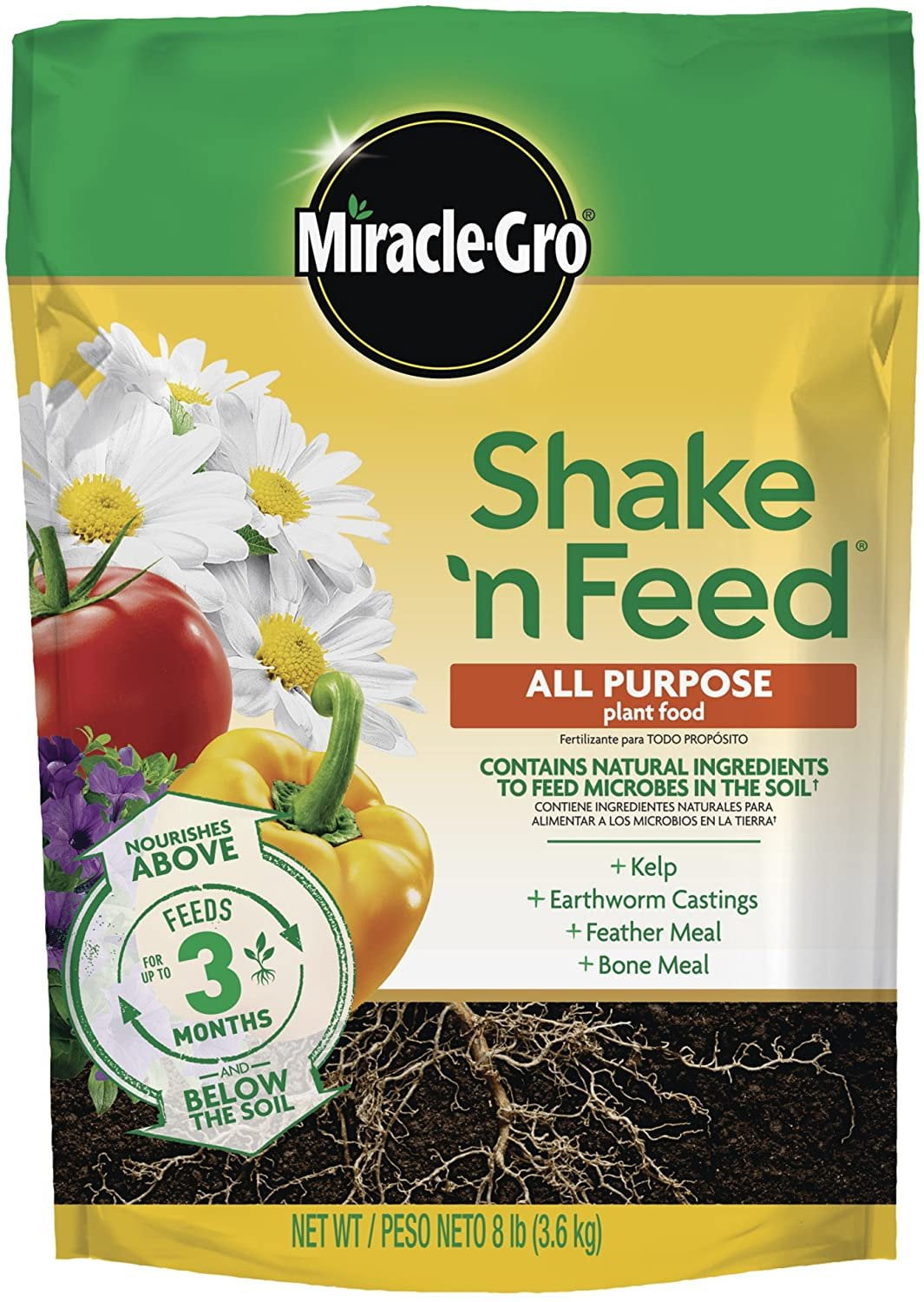 Miracle-Gro Shake 'N Feed All Purpose Plant Food 8 lbs - Garden ...