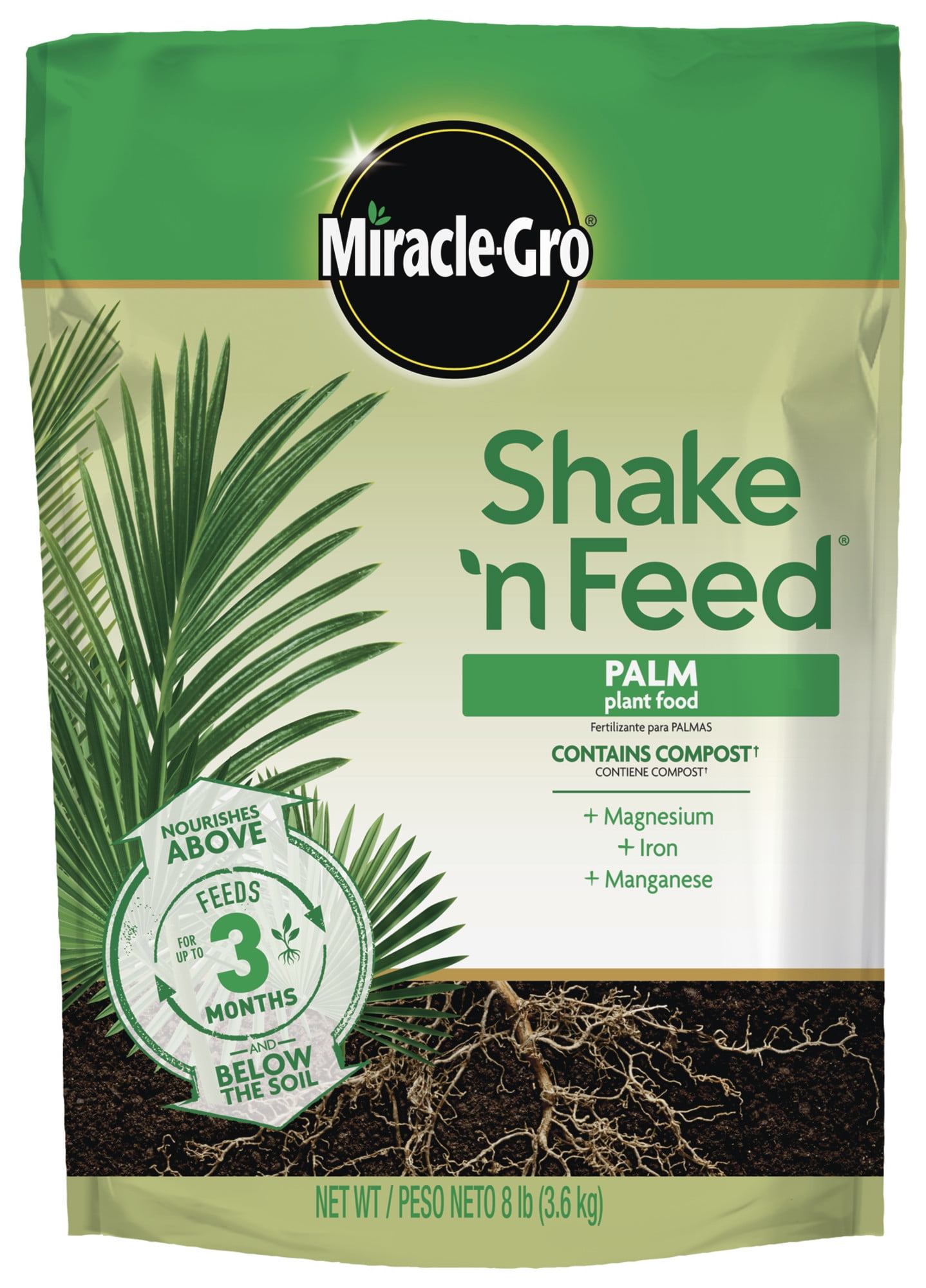 Miracle-Gro Shake 'N Feed Palm Plant Food Fertilizer for Soil and ...