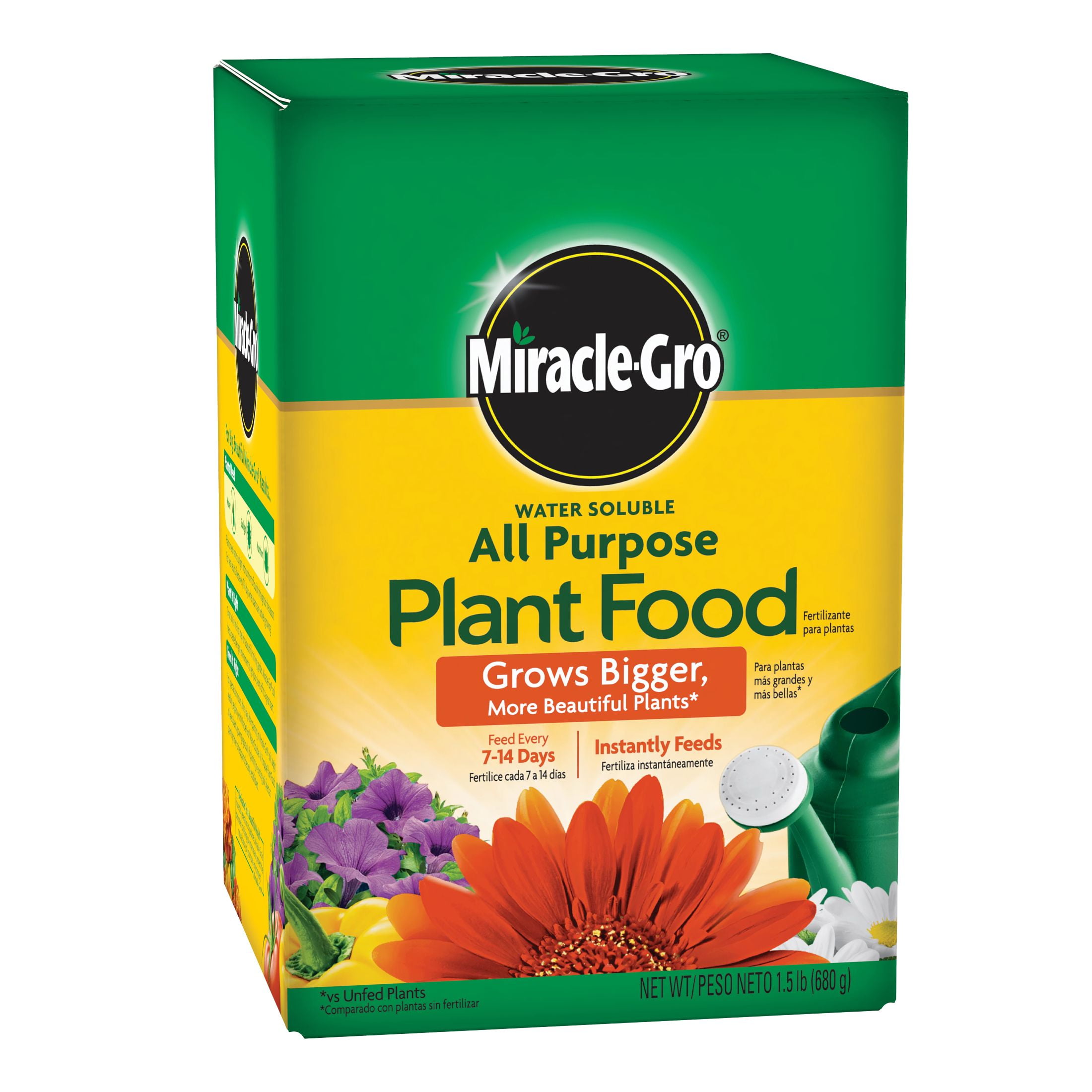 Miracle-Gro Water Soluble All Purpose Plant Food, Indoor and Outdoor ...