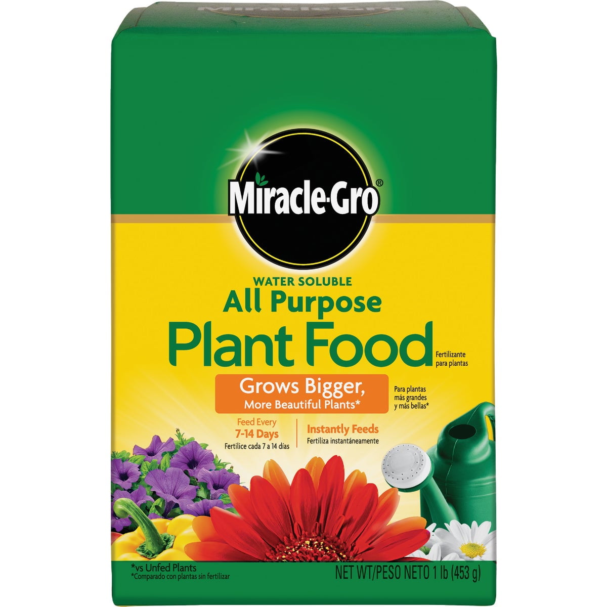 Miracle-Gro Water Soluble All Purpose Plant Food, 1 lb with Dual ...
