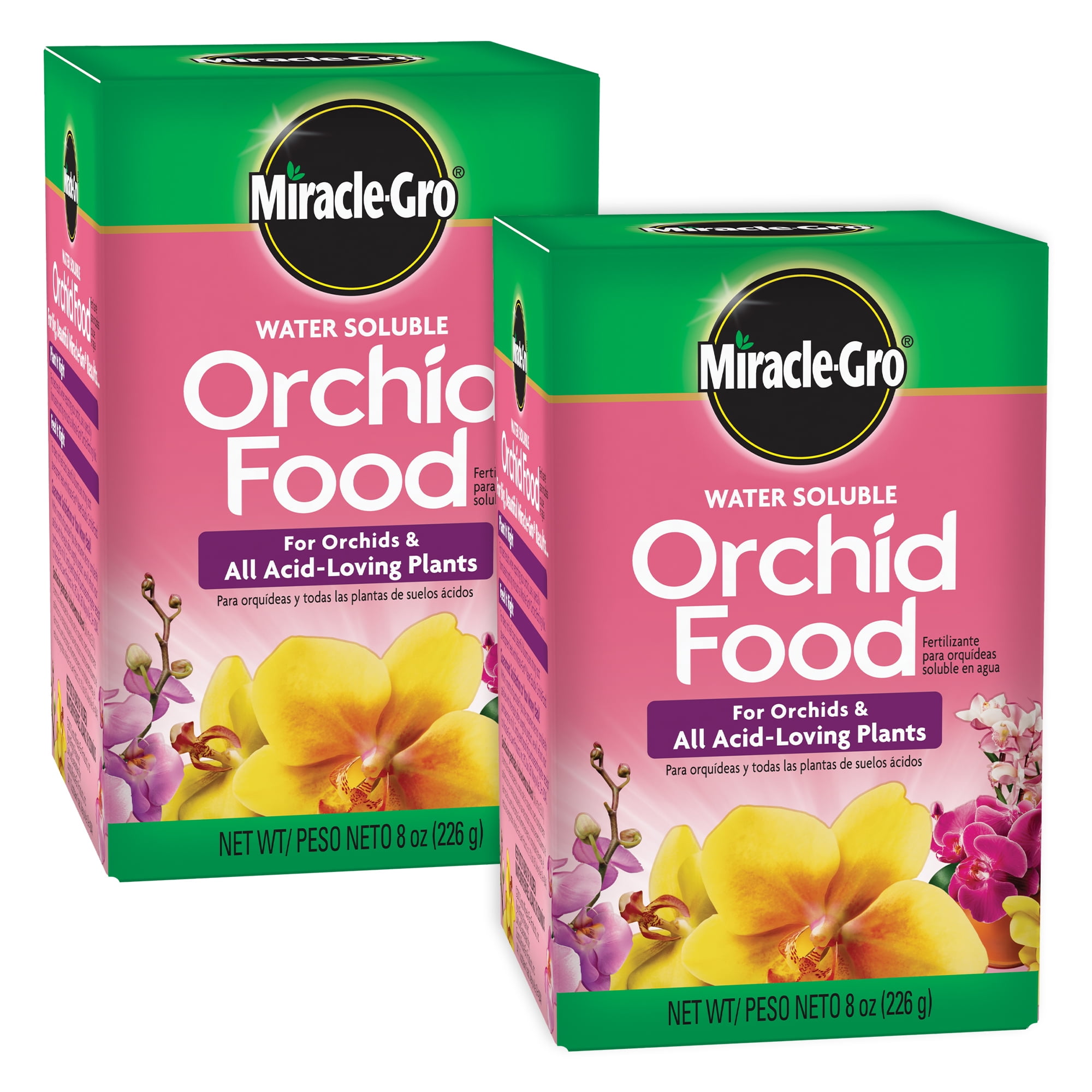 Miracle-Gro Water Soluble Orchid Food, 8 oz., For All Acid-Loving ...