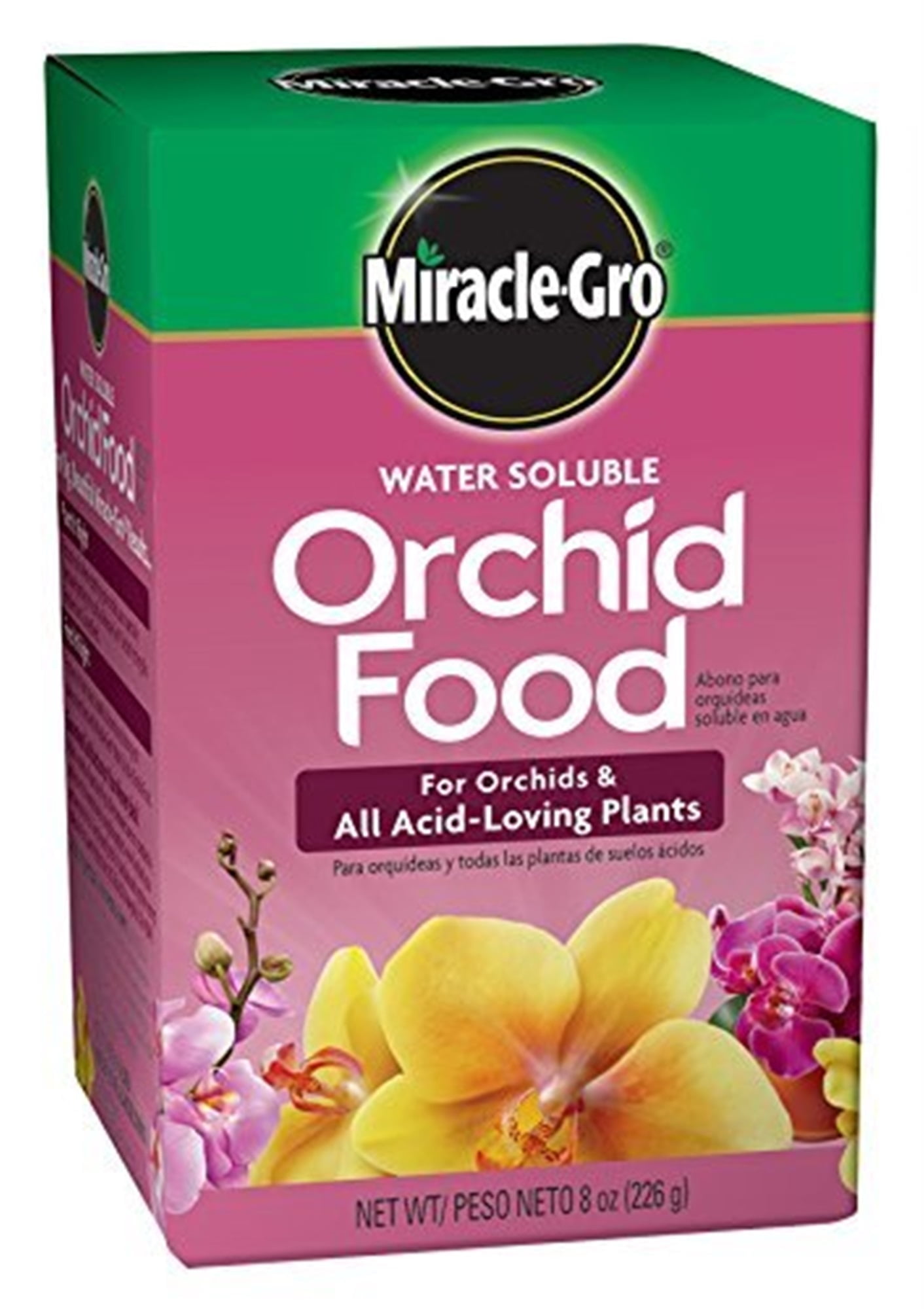 Miracle-Gro Orchid Food, 8 oz., Water Soluble, For All Acid-Loving ...