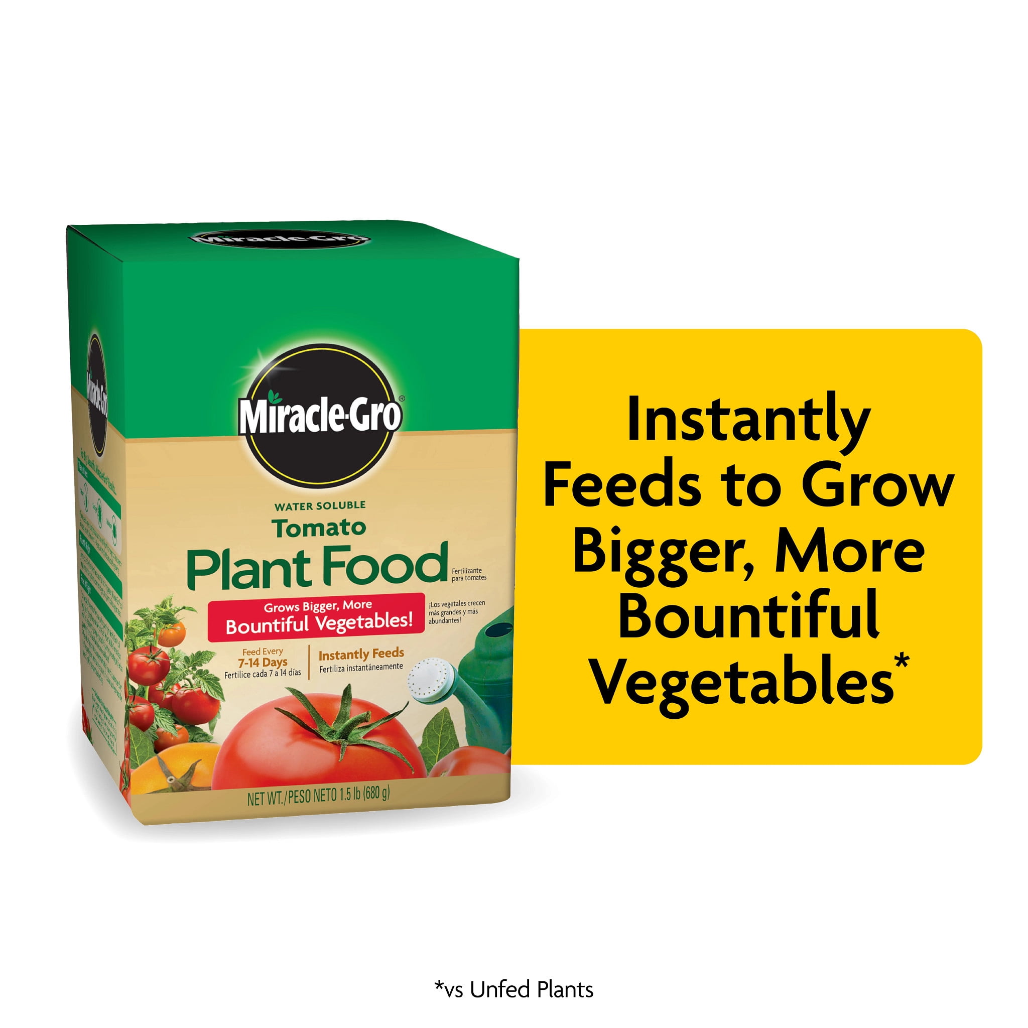 Miracle-Gro Water Soluble Tomato Plant Food, 1.5 lbs - Walmart.com