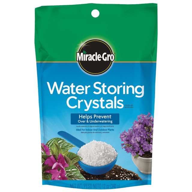 Miracle-Gro Soil Moisture Control Water Storing Crystals 12 oz for ...
