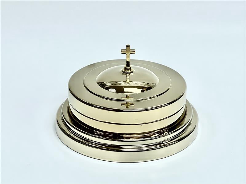 The Miracle Meal Compact Communion Tray Set - Gold Stainless Steel 10 ...