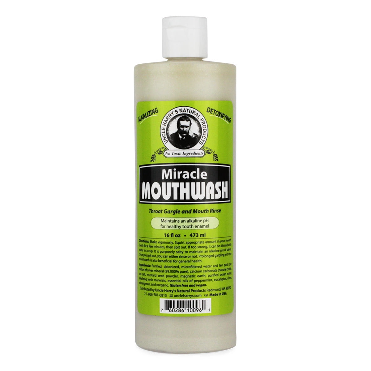 Miracle Mouthwash By Uncle Harry s Natural Products 16oz Mouthwash Miracle Mouthwash By Uncle Harry s Natural Products 16oz Mouthwash