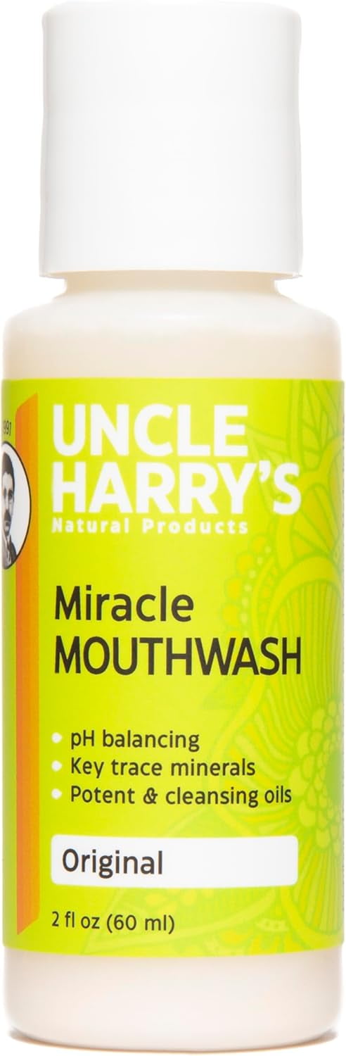 Uncle Harry's Natural Products Miracle Mouthwash, Teeth and Gum ...