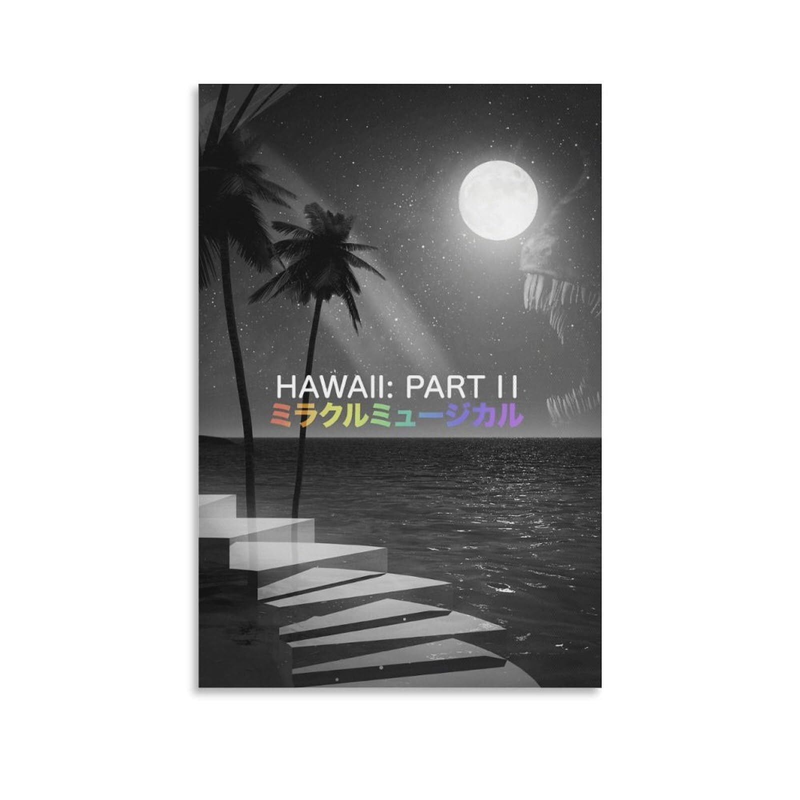 Miracle Musical - Hawaii Part II Album Cover Canvas Poster Print Music ...