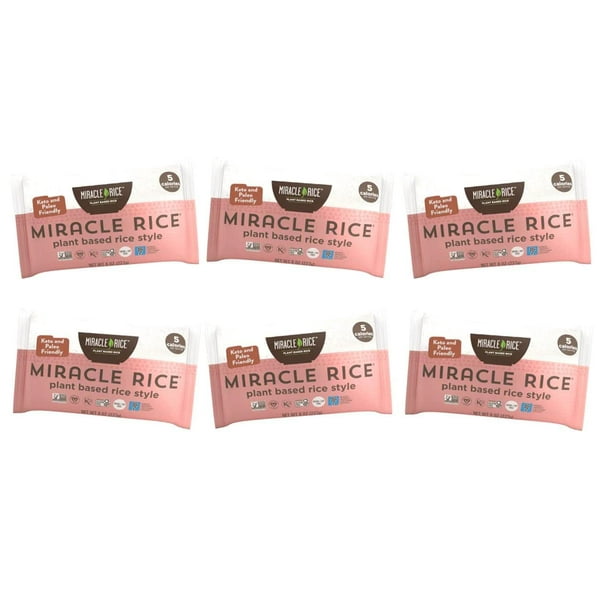 Miracle Noodle Miracle Rice - Plant Based Shirataki Konjac Rice Keto ...