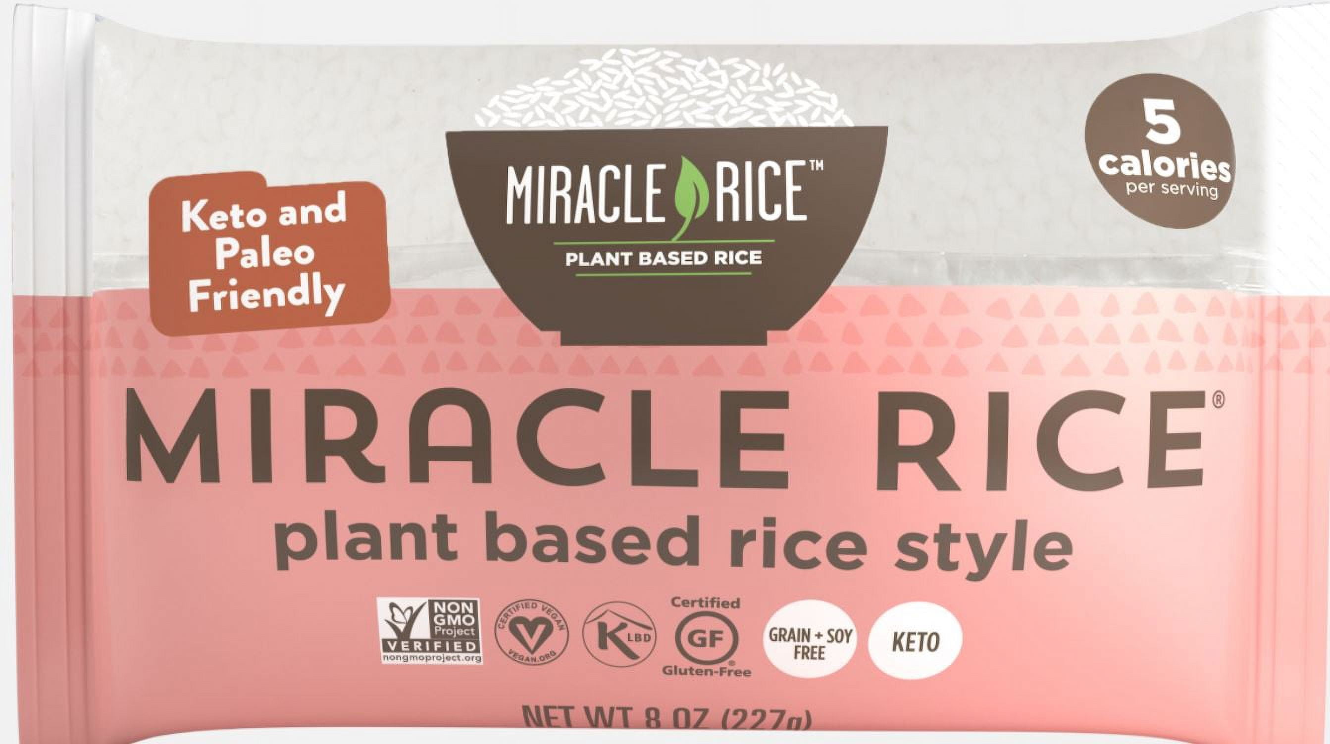 Miracle Noodle Shirataki Rice, 8oz bag - Walmart.com