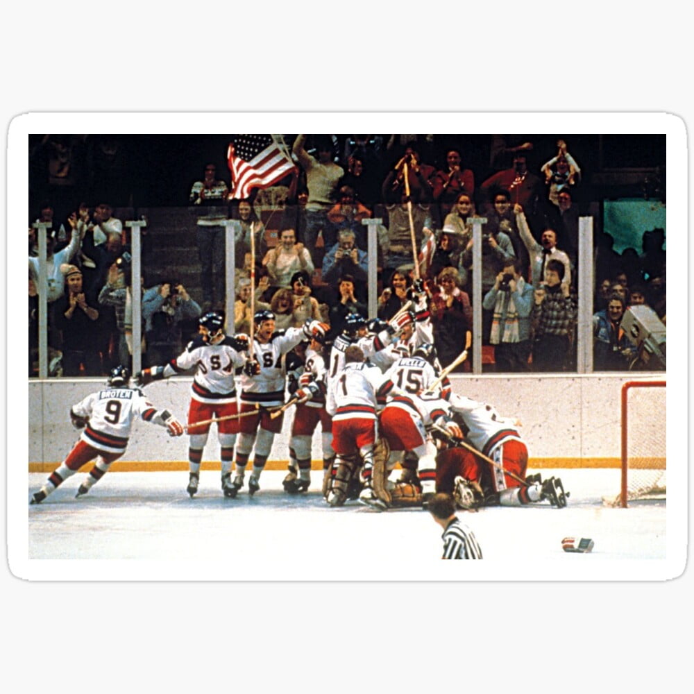 Miracle On Ice Sticker Phone Decal Water Bottle Stickers Car Decals ...