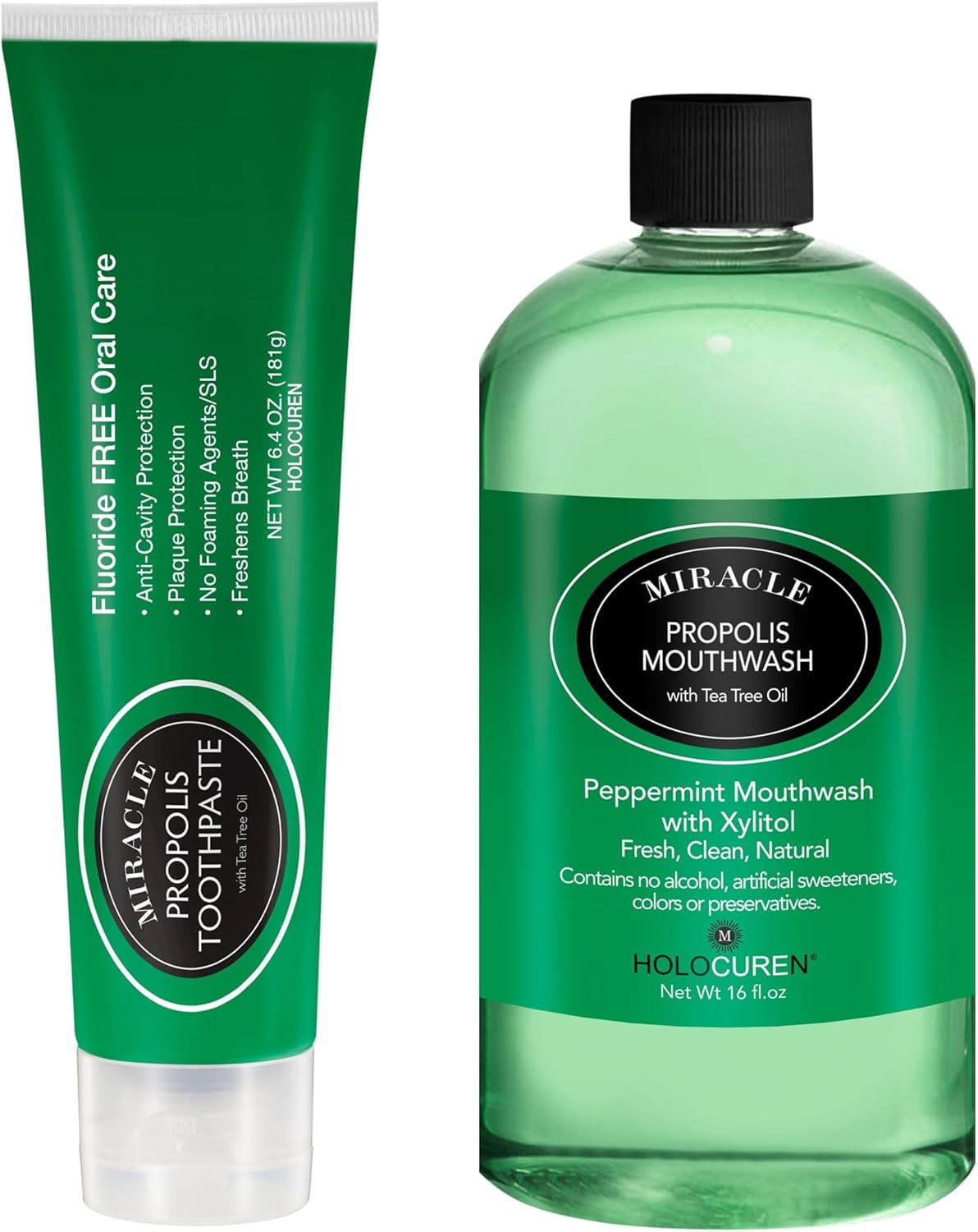 Miracle Propolis Mouthwash, 16 oz and Propolis Toothpaste, 6.4 oz Combo ...