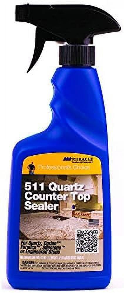 Miracle Sealants 511 Quartz Countertop Sealer Spray, 16oz, Moisture and ...