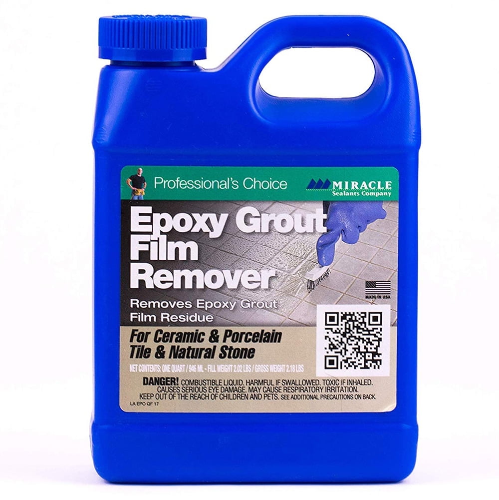 Miracle Sealants EPOREMQT Epoxy Grout & Film Remover and Cleaner, Quart ...