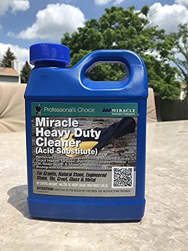 Miracle Sealants MHDCQT6 Heavy Duty Acid Substitute Cleaner, Quart 32 ...